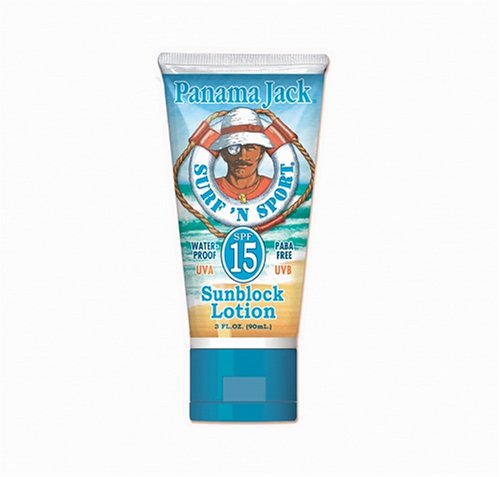 Amazon.com: Panama Jack Surf 'N Sport Sunblock Lotion, SPF 15, 3-Ounce ...