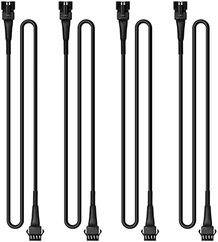 Amazon.com: LD DARKEAGLE 4PCS 36 inch 4-Pin Motorcycle RGB LED Lights ...