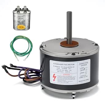 CNMXIAN B13400251S 1/6 HP Condenser Fan Motor 1075RPM 208-230v 1.0A ...