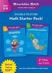 Amazon.com: Munchkin Math Double Feature Math Starter Pack, Shapes ...