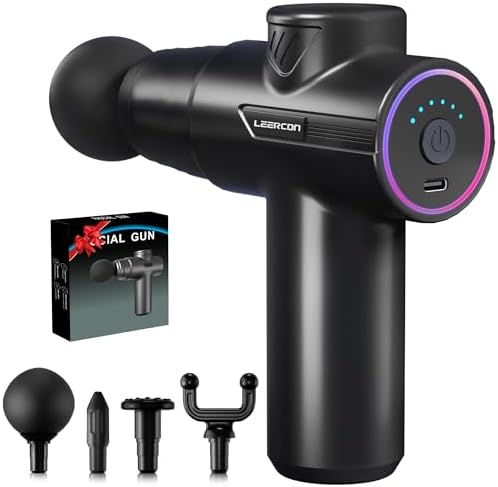 Amazon.com: AERLANG Mini Massage Gun-Pink，Muscle Deep Tissue Massager ...