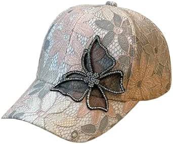 Elegant Floral Lace Baseball Cap – Vintage-Inspired Casual Hat with ...