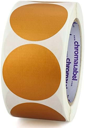 Amazon.com : ChromaLabel 2 Inch Round Label Permanent Color Code Dot ...