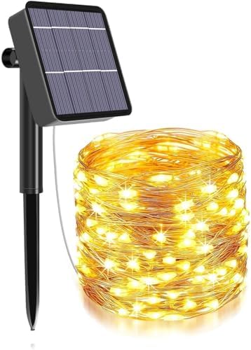 Homehop Solar Light Outdoor 200 Leds Decorative String Waterproof Lamp ...