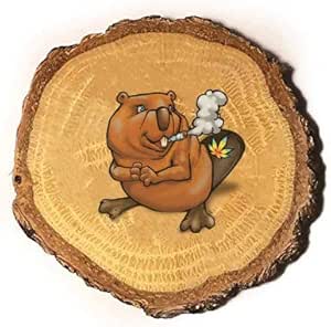 Amazon.com: Pot Smoking Pals Funny Cute Beaver Joint - 3D Color Printed ...