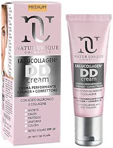 Natur Unique - Ialucollagen DD Cream - DD Cream - Medium : Amazon.co.uk ...