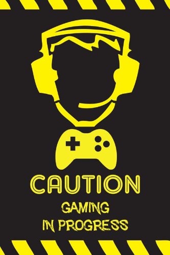 Art Emporio 'Caution : Gaming in Progress' Poster (Canvas Print, 45.72 ...
