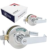 OAKMOORE Commercial Grade Bathroom Door Lock Handle with Occupancy ...