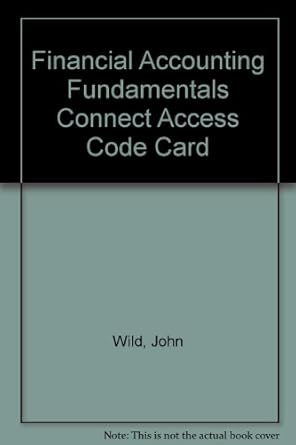Buy Financial Accounting Fundamentals Connect Access Code Card Book ...