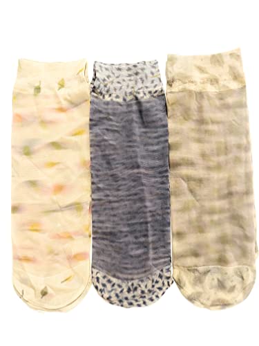 A'SHOP Unisex Ultra Thin Net Printed Skin Colour Socks for GIRLS ...