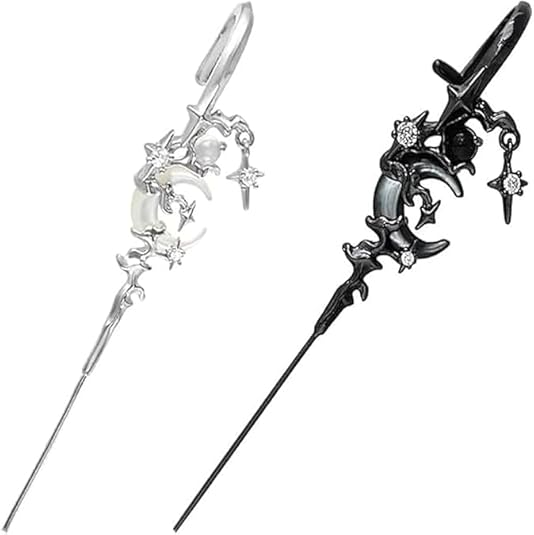 Amazon.com: BOSONS MYTH OF THE MOON Ear Hook Needle Piercing Earrin ...