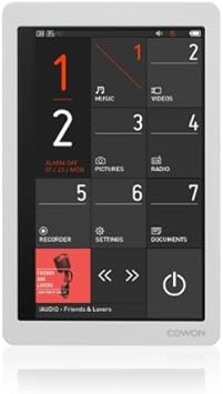 Amazon.com: COWON X9 4.3-Inch 8GB Touch Screen Video MP3 Player (White ...