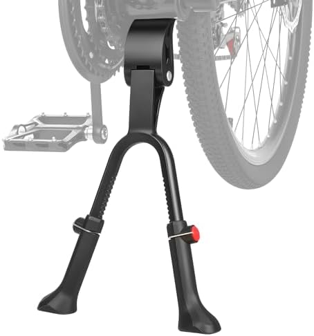 YBLNTEK Bike Kickstand Adjustable, Center Mount Aluminum Alloy Bike ...