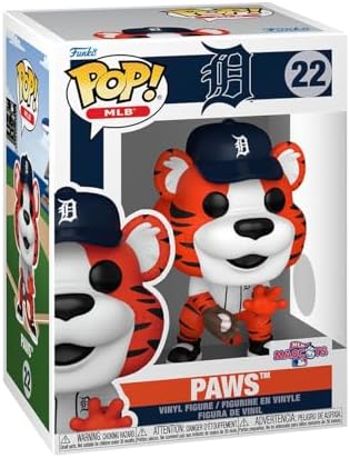 Amazon.com: Funko Pop! MLB: Detroit Tigers - Paws - MLB Mascots and ...