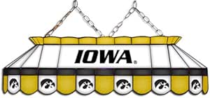 Amazon.com: Iowa Hawkeyes NCAA Stained Glass Pool Table Light ...