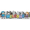 Amazon.com: Superhero Welcome Banner - 1 Piece - Educational And ...