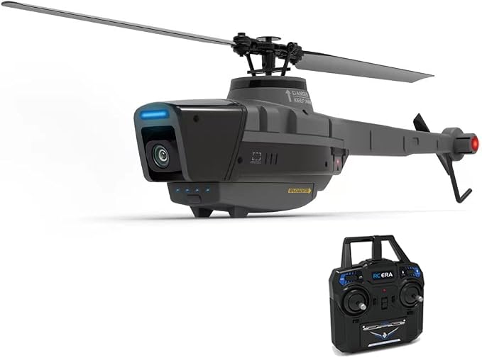 Amazon.com: RC Helicopter with Camera for Adults, C128 Sentry Drone ...