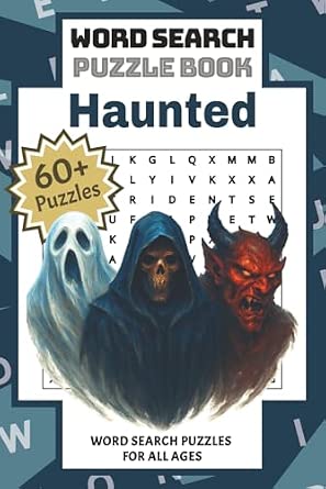 Haunted: Word Search Puzzle Book | Uncover the Paranormal with 60 ...