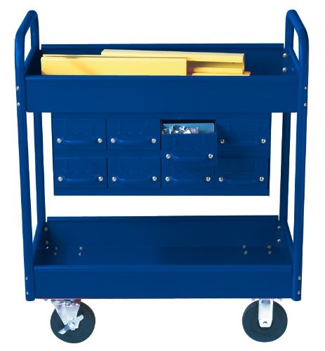 Amazon.com: Equipto 145-8-BL Combination Truck with 2 Trays, 500lbs ...