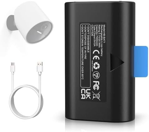 Amazon.com: Burflo 2-Pack Rechargeable Battery for SimpliSafe Wireless ...