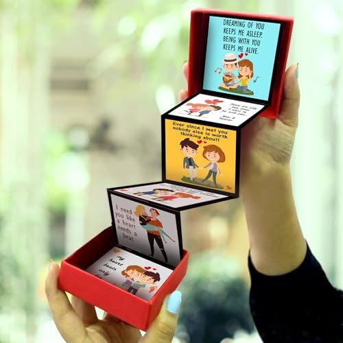 Buy PureCraft Wooden Medium Heart Shaped Love Message Box | 20 Reasons ...