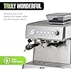 Amazon.com: Tru All-in-One Espresso Maker with Grinder and Steam Wand ...