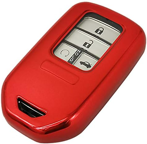 Amazon.com: Red TPU Key Fob Cover Case Jacket Skin Glove Holder for ...
