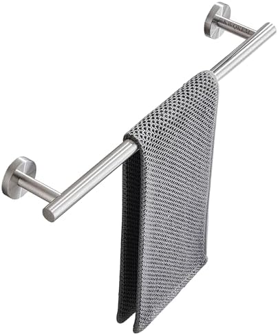 Amazon.com: HOMOTEK Towel Bar Adjustable Bathroom Towel Holder Rod from ...