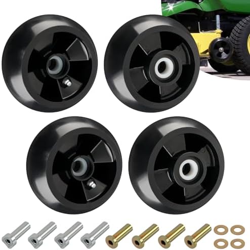 Amazon.com: CheeMuii 4 Pack Lawn Mower Deck Gauge Wheels Kit AM125172 ...