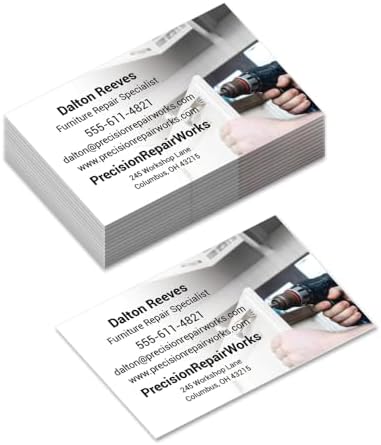 Amazon.com : Custom Cabinet & Door Repair Business Cards – Personalized ...