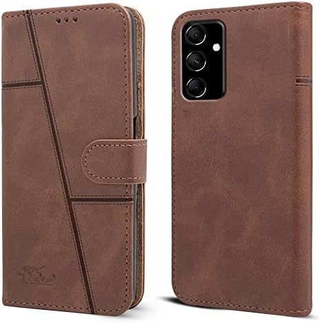 Jkobi Flip Cover Case for Samsung Galaxy M14 5G (Stitched Leather with ...