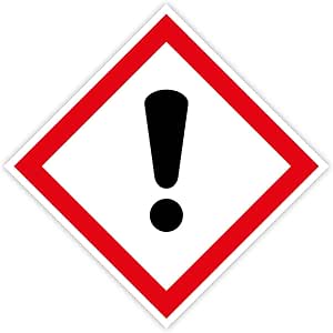 Aufkleber Warnzeichen GHS 07 „Chemikalien/Ausrufezeichen/Achtung ...
