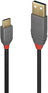 Amazon.co.jp: LINDY 2m ANTHRA LINE USB2.0 Type-C to Type-Aケーブル(型番:36887 ...