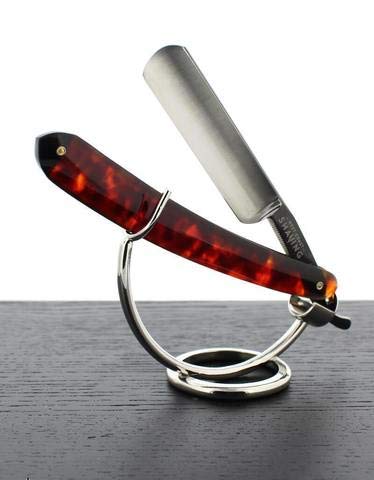 Amazon.com: WCS Red Tortoise Shell Straight Razor, 5/8 Carbon Steel ...