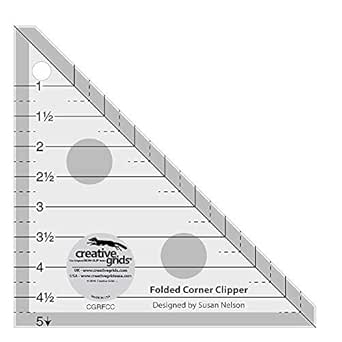 Amazon.com: Creative Grids Folded Corner Clipper Quilt Tool – CGRFCC ...