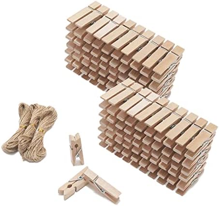 Mini Wooden Pegs. 150pc. Mini pegs for DIY Decorations, Cocktail pegs ...