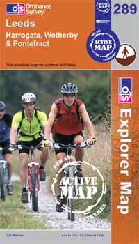 Leeds, Harrogate, Wetherby & Pontefract OS Explorer Map 289: Amazon.co ...