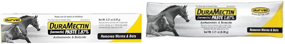 Amazon.com: Durvet DuraMectin Ivermectin Paste 1.87% Horse Wormer 1 ...