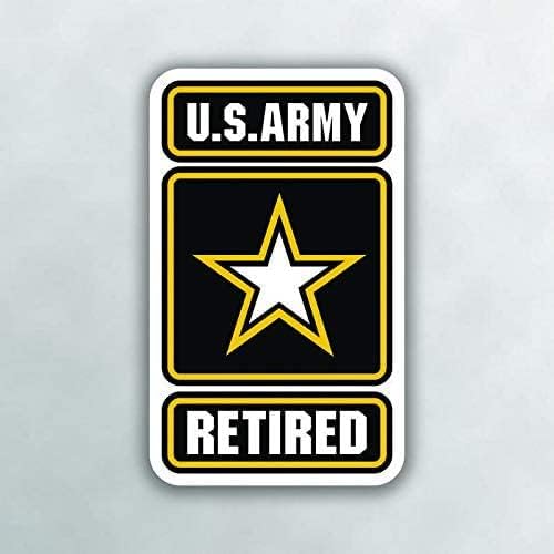 Amazon.com: WSQ United States Army Retired Vinyl Decal Sticker Premium ...