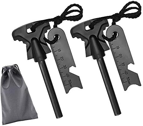 Amazon.com: 4.25 Inch Flint Fire Starter, Survival Ferro Rods Starter ...