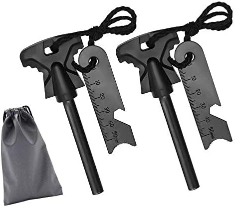 Amazon.com: WENIFU 4.25 Inch Flint Fire Starter, Survival Ferro Rods ...