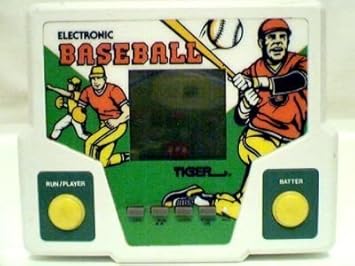 Amazon.com: Tiger Electronic Baseball Handheld LCD Game - 1988 : Toys ...