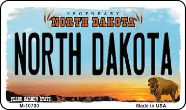 Amazon.com: North Dakota State License Plate Tag Magnet M-10700 : Home ...