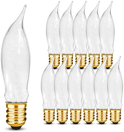 OHLECTRIC CA5 Incandescent Decorative Light Bulb - Flame Shaped Light ...