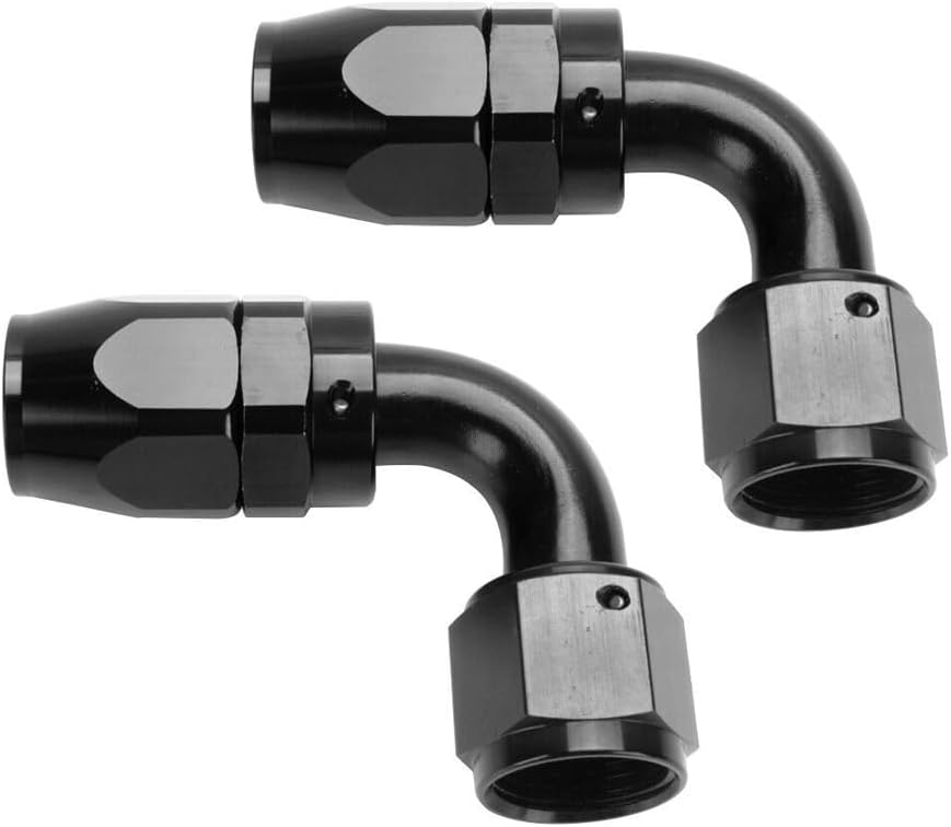 Amazon.com: LokoCar 12AN Hose End Fitting 90 Degree Swivel For CPE ...