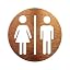 All Gender Restroom Signs - Toilet Door Sign Bathroom Plaques WC ...