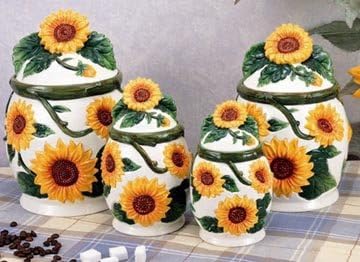 Amazon.com - Sunflower Canister Set - Home And Garden Products