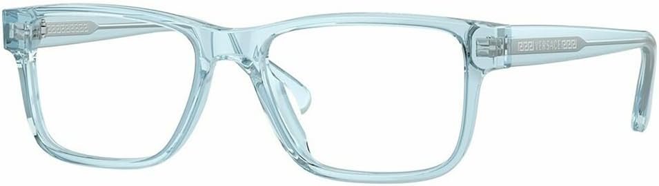 Versace Kids VK 3324U 5378 Transparent Blue Plastic Rectangle ...