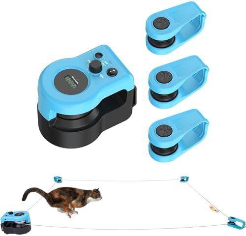 AOKUY Cat Toys for Indoor Cats,New Cat Treadmill,Automatic/Remote ...