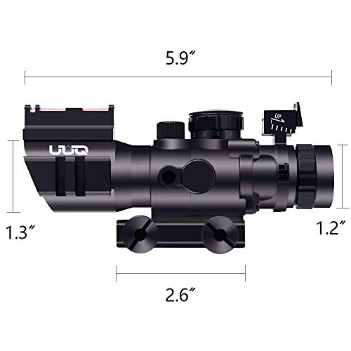 Reviews for UUQ Prism 4x32 Red/Green/Blue Triple Illuminated Rapid ...